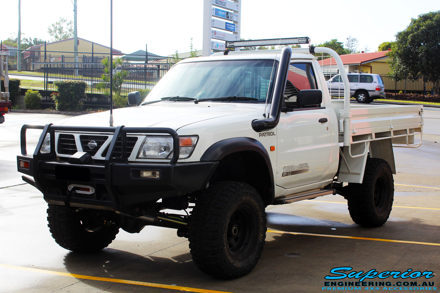 Nissan GU Patrol Ute White #91711 | Superior Customer Vehicles
