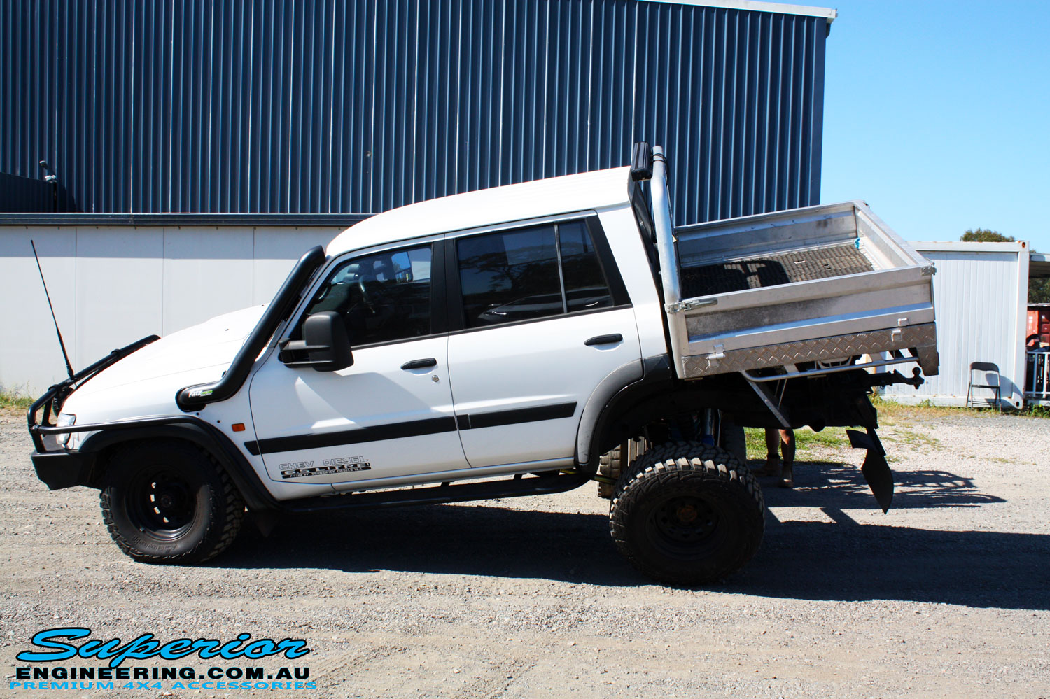 Nissan GU Patrol Dual Cab Ute White #107648 | Superior Customer Vehicles