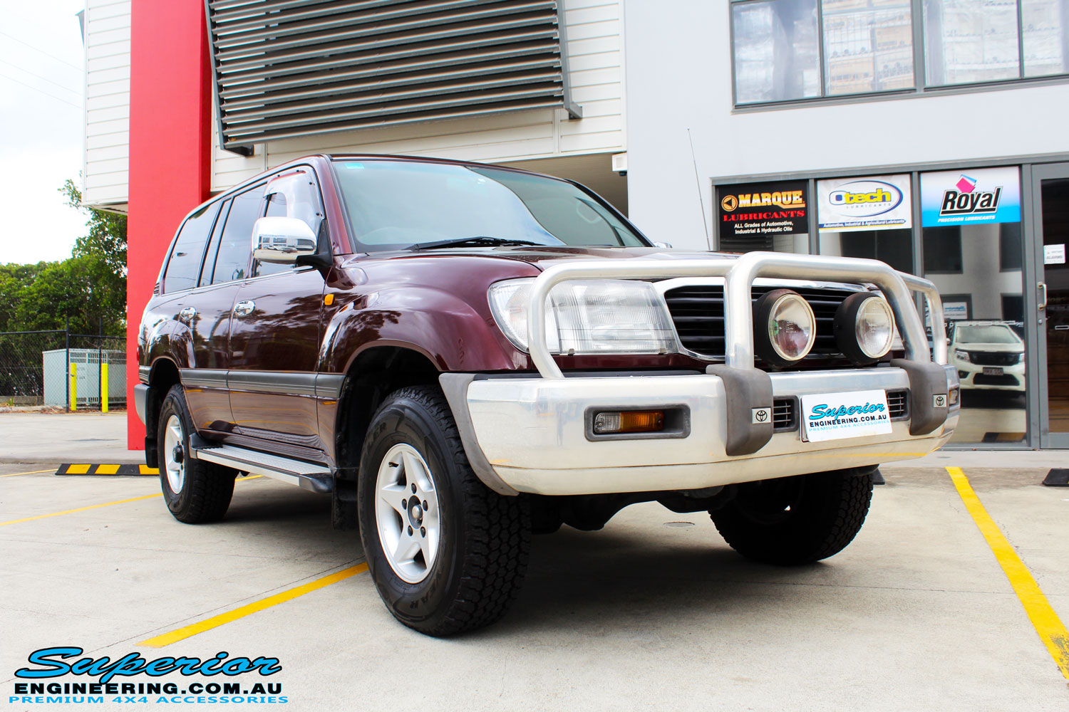 Toyota 105 Series Landcruiser Wagon Maroon #119160 | Superior Customer ...